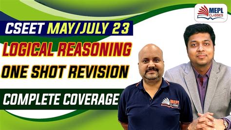 Cseet Mayjuly 23 Logical Reasoning One Shot Revision 💥 Mepl