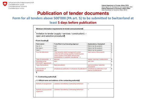 PPT Monitoring And Tender Procedures For Infrastructure Projects PowerPoint Presentation ID