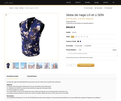 Création Site Internet Vitrine Et E Commerce Lili Et Li