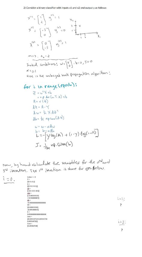 Solved 2 Consider A Binary Classifier With Inputs X1 And X2