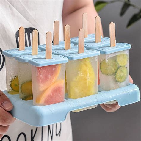 潮美自製冰棒模具 DIY雪糕模具 帶蓋棒冰模具 冰棒模具 冰棒模型 冰棒盒 冰棒模 雪糕模具 製冰棒盒 製冰盒模 蝦皮購物