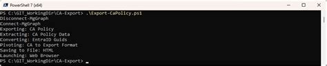 updated conditional access html export script icewolf blog