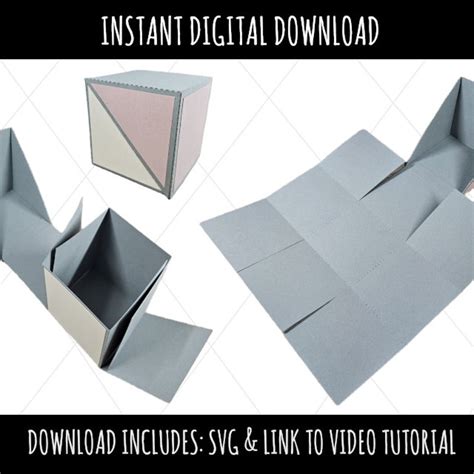 Exploding Box Svg Etsy