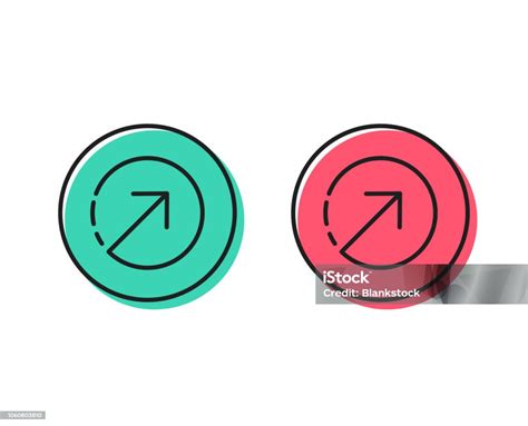 Direction Arrow Line Icon Arrowhead Vector Stock Illustration Download Image Now Arrowhead