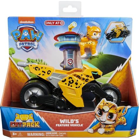 Paw Patrol Toys Paw Patrol Cat Pack Wild S Feature Vehicle Playset