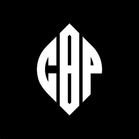Premium Vector Cbp Circle Letter Logo Design With Circle And Ellipse