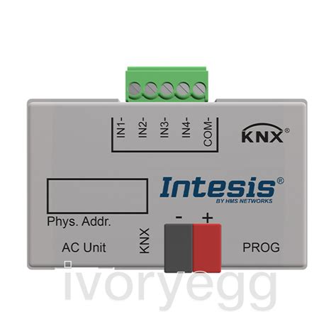 Fujitsu Rac And Vrf Systems To Knx Interface With Binary Inputs 1 Unit By Intesis Ivory Egg
