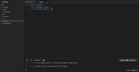 Typescript学习第一天：在vscode中自动编译vscode自动编译 Csdn博客