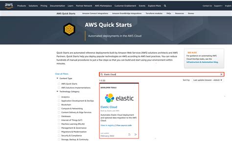 Simplify Your Elastic On Aws Deployment With The Elastic Cloud Quick Start Elastic Blog