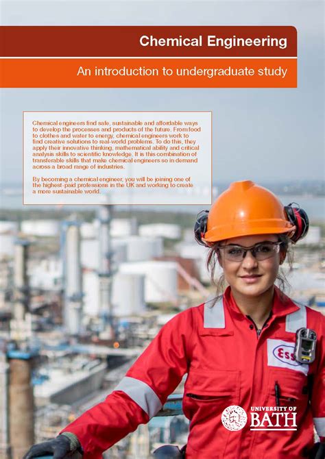 An Introduction To Chemical Engineering Undergraduate Study At Bath Page 1 Faculty Of