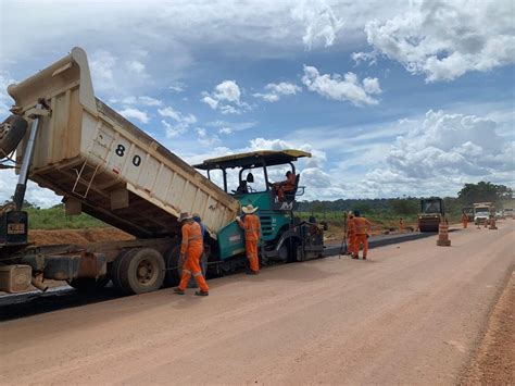 Br 163 Dnit Retoma Pavimentação Dos últimos 50 Quilômetros Da Rodovia