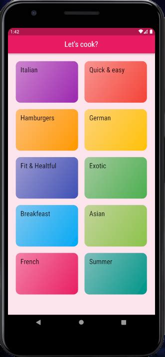 Recipe App Jointly Developed By Cod3r On Flutter And Dart Course