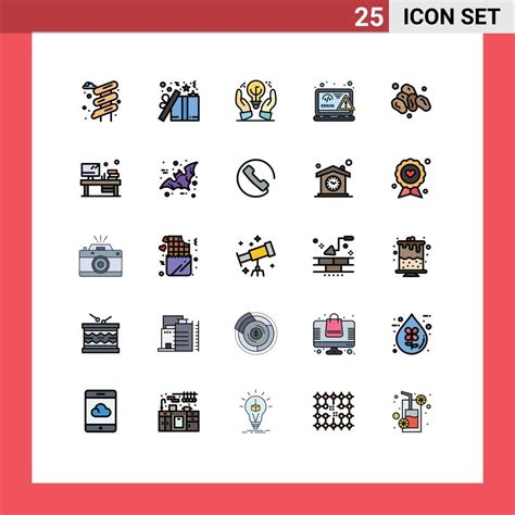 Set Of 25 Modern Ui Icons Symbols Signs For Ramadan Web Protected Ideas Html Coding Editable