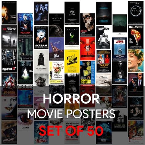 Horror Posters And Prints Etsy Uk