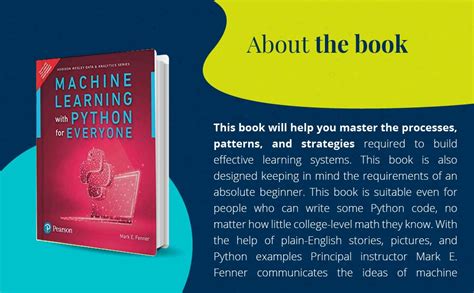 Machine Learning With Python For Everyone By Pearson Mark Fenner