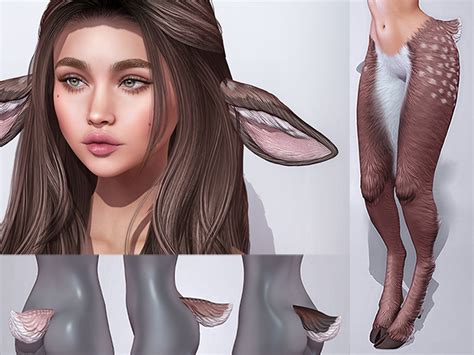 Second Life Marketplace Nara Ears Tail Maitreya Legs Megapack By