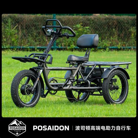 （可開發票收據）波司頓1號助力三輪自行車長途網紅腳蹬力矩差速器碟剎鋁合金車架 蝦皮購物