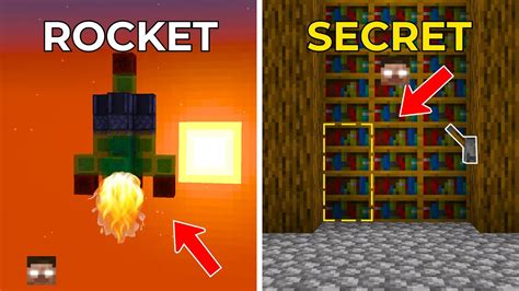 Minecraft 10 Redstone Build Hacks And Tricks Youtube