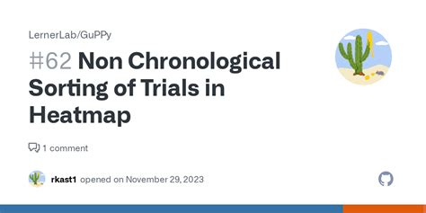 Non Chronological Sorting Of Trials In Heatmap Issue LernerLab GuPPy GitHub