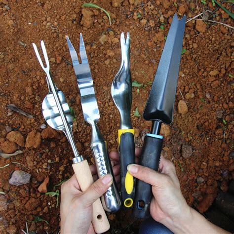 잡초뽑기 제거기 기구 호미 주말농장 풀뽑기 바다를 잡고 꽃을 심는 야외 제초 도구 가정 공 티몬