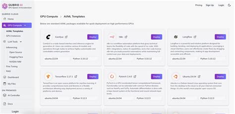 Qubrid Ai Redefines Gpu Cloud With Pre Built Ai Templates Seamless Developer Workflows And