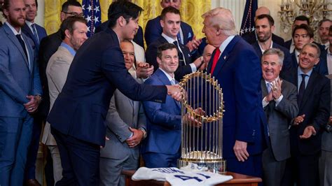 Dodgers Visit The White House To Celebrate Their 2024 World Series
