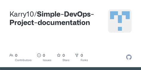 Github Karry10simple Devops Project Documentation