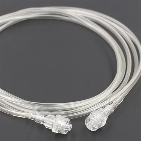 Disposable Medical Pvc Co2 Sampling Tube With Luer Male Connector Carbon Dioxide Co2 Sampling