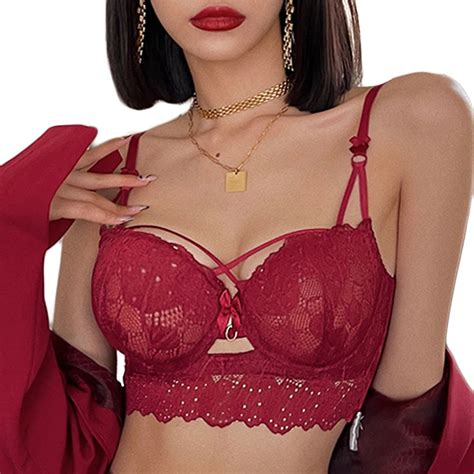 2021 빨간색 투명 섹시 란제리 여성 브래지어와 팬티 3 4 컵 울트라 얇은 유선 브래지어 자수 여성 속옷 세트를 밀어 브라 And 브리프 세트 Aliexpress