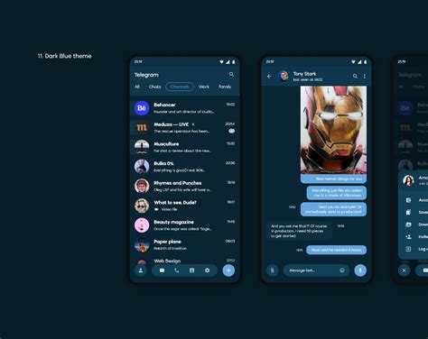 Telegram Redesign Concept Behance
