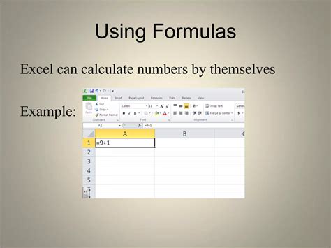 Using Formulas In Excel PDF