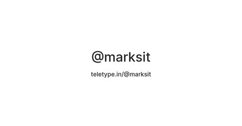 Marksit Teletype