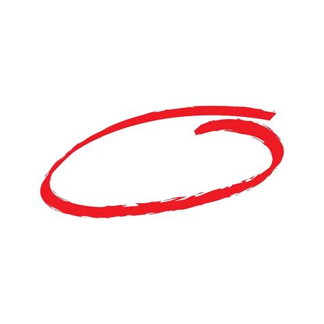 Red Circle Scratch Mark On Notebook Note Rough Sketch Of Circle 60217364 Vector Art At Vecteezy