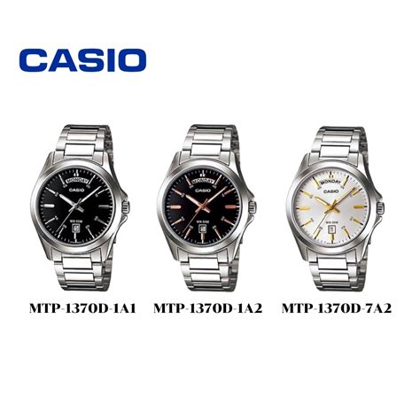 นาฬิกาข้อมือcasio ผู้ชาย รุ่น Mtp 1370d ของแท้ รับประกัน1ปี Shopee Thailand