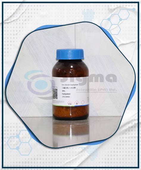 Iron Chloride Hexahydrate Sigma Scientific