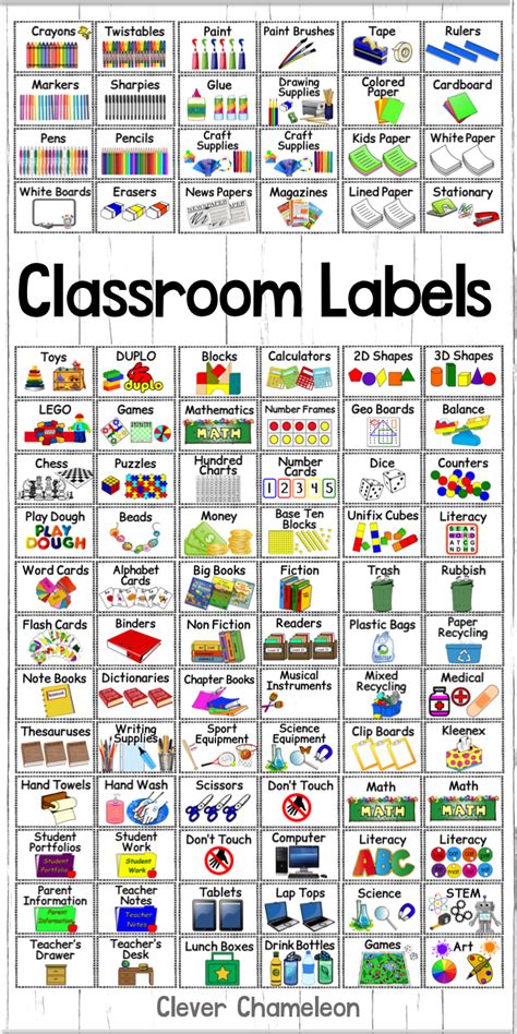 Printable Labels For Names Preschool Classrooms