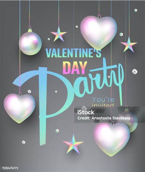 진주 색된 데코 개체와 발렌타인 데이 인사말 카드 벡터 일러스트 레이 션 별에 대한 스톡 벡터 아트 및 기타 이미지 별 0명 2월 Istock