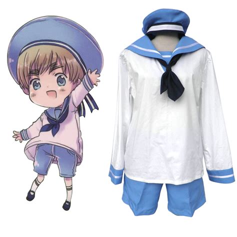 Axis Powers Hetalia North Italy Feliciano Vargas 2 Anime Cosplay Costumes Outfit Axis Powers