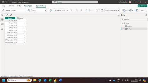 Count For Dates In Date Column Microsoft Fabric Community