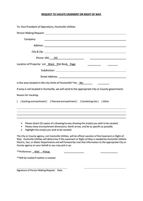 Top Utility Easement Form Templates Free To Download In Pdf Format