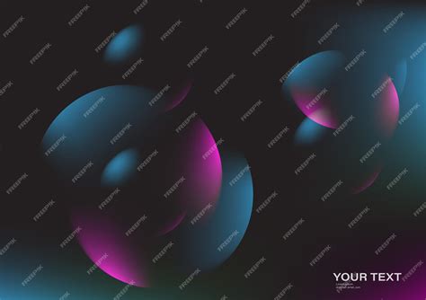 Premium Vector Futuristic Abstract Glowing Geometric 3d Closeup Illustration Particles And Atoms
