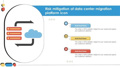 Risk Mitigation Of Data Center Migration Platform Icon Ppt Slide
