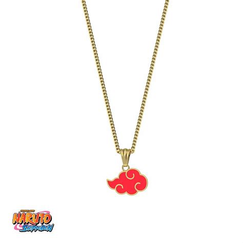 Naruto™ Akatsuki Necklace Mister Sfc 49 99 Chains For Men Affirmation Jewelry Clouds Design