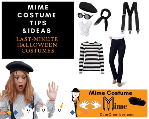 Mime Costume Diy Mime Costume For Halloween Or Cosplay Dear Creatives