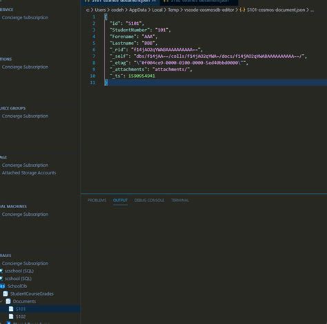 Update To Cloud Error Cosmos Db · Issue 1550 · Microsoftvscode Cosmosdb · Github
