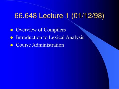 Ppt Compiler Design Powerpoint Presentation Free Download Id867578