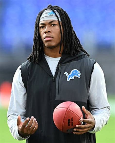 Jahmyr Gibbs Detroit Lions Quarter Zip Vest