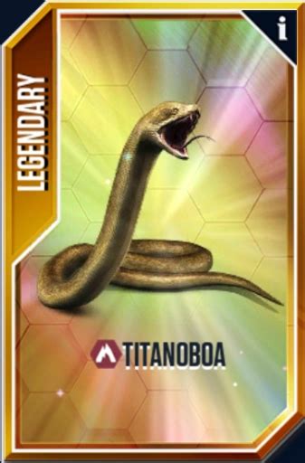 Titanoboa Jurassic World The Game Wiki Fandom
