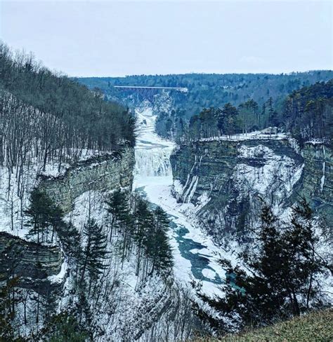 Letchworth State Park Snow
