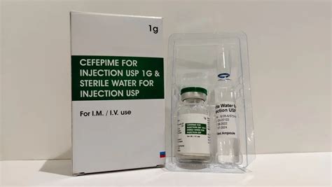 Cefepime 1gm 10ml Wfi Injection At ₹ 535 Piece Anti Bacterials And Antibiotics In Vadodara